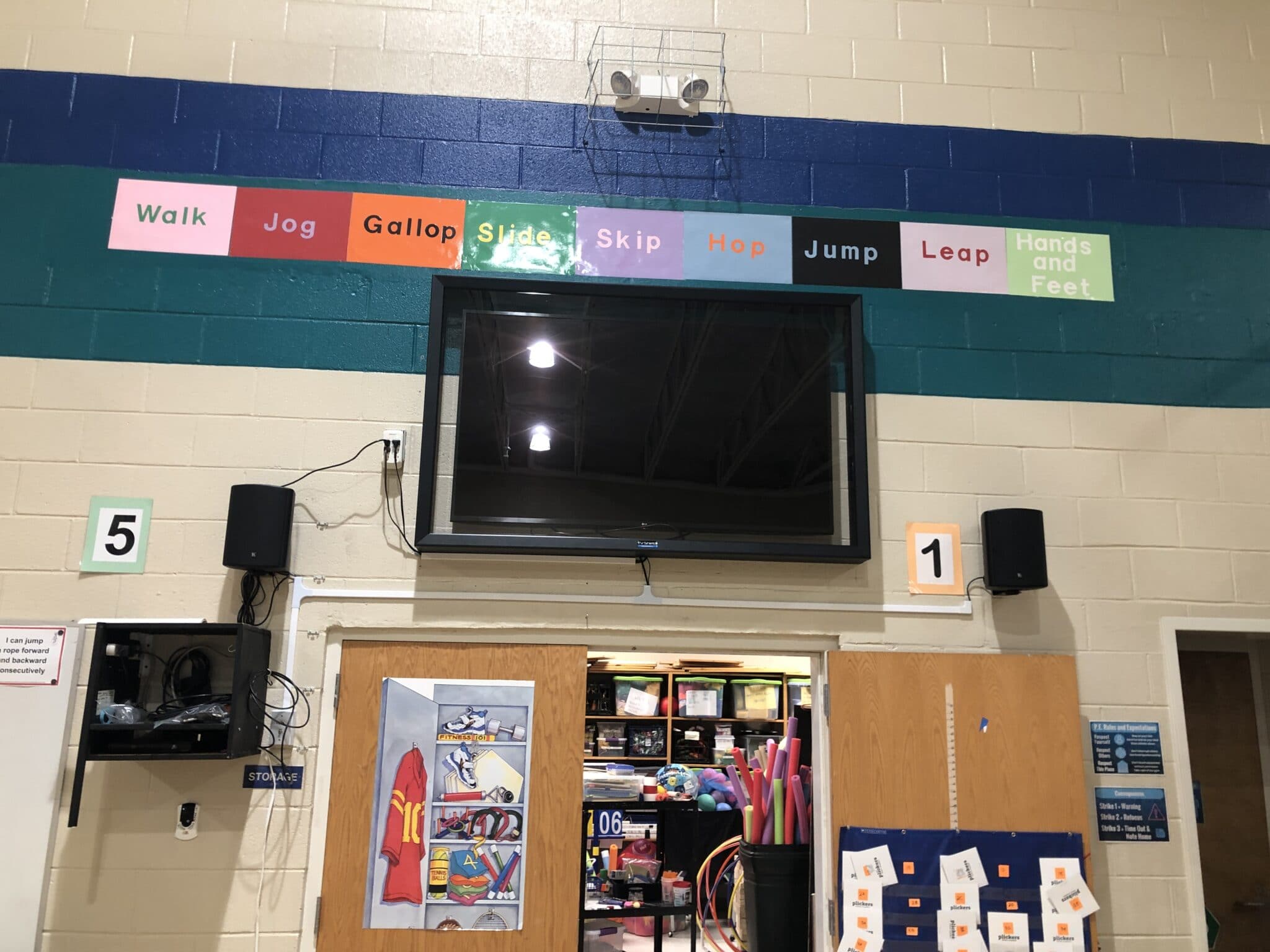 How to Setup a TV in a Gym for PE Class