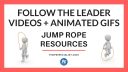 Follow the Leader Videos in PE – Jump Rope Tricks Animated GIFs
